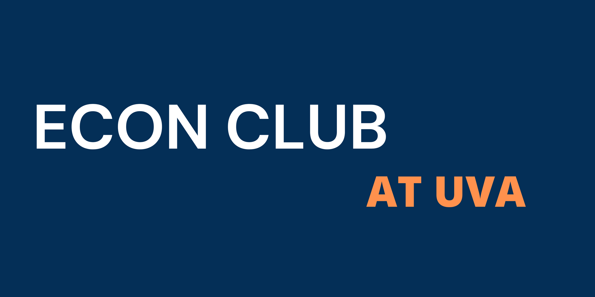 Home | UVA Economics Club